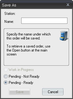 Saving Complete Sales Orders