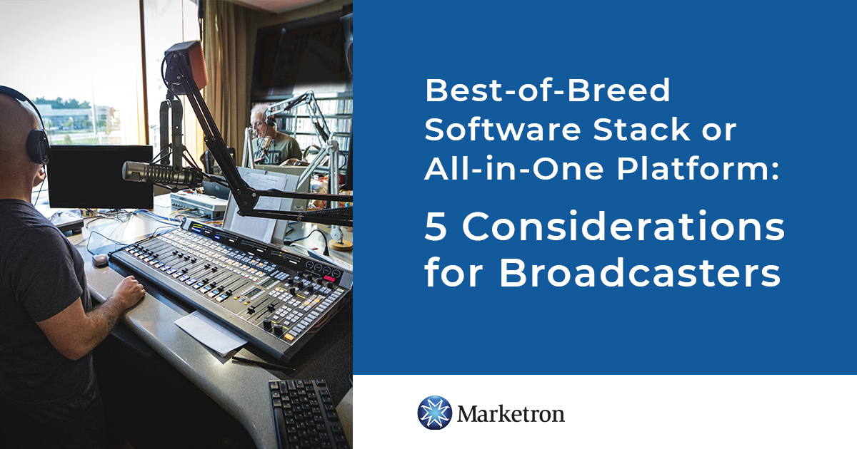 Best-of-Breed Software Stack or All-in-One Platform Considerations Best-of-Breed Software Stack or All-in-One Platform Considerations