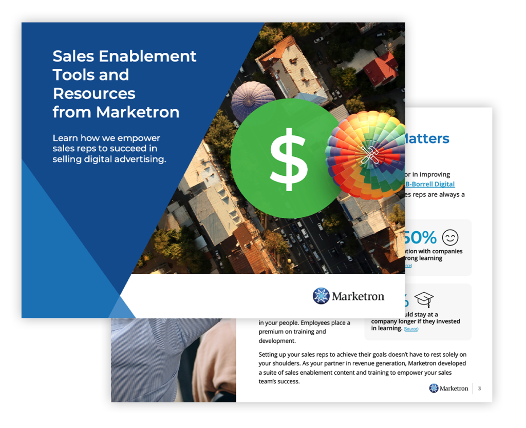 Marketron Sales Enablement Tools and Resources | Marketron
