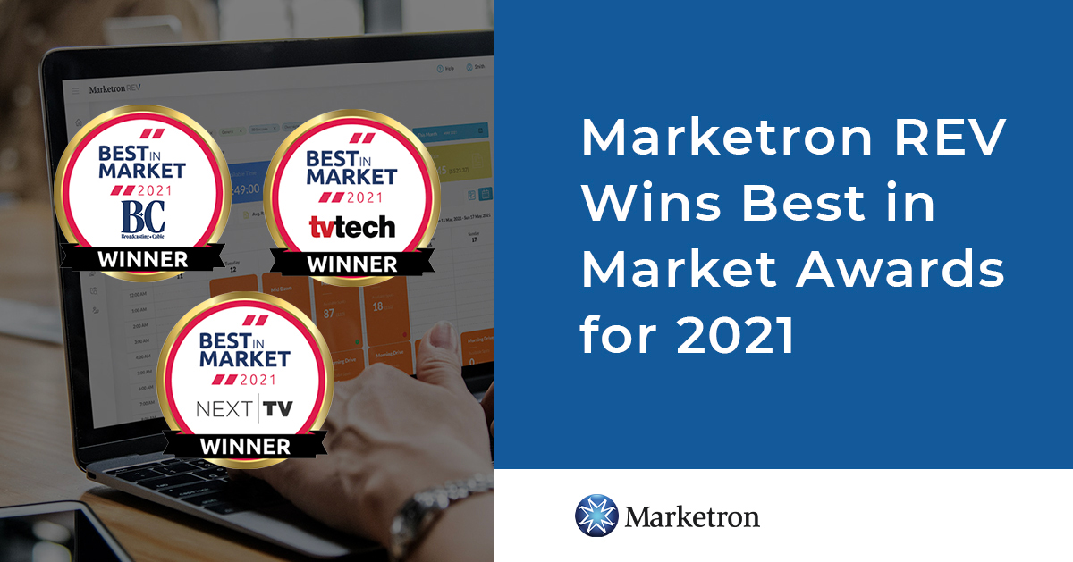 Marketron REV Wins Best in Market Awards 2021 | Marketron