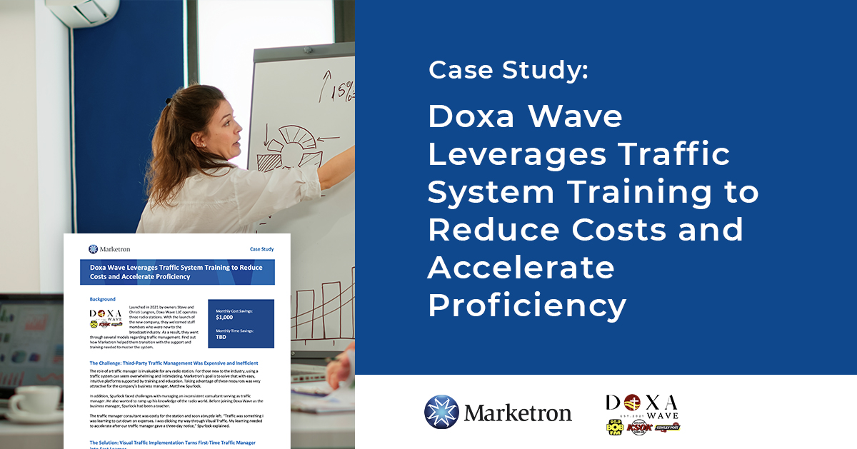 Case Study: Doxa Wave Uses Visual Traffic | Marketron