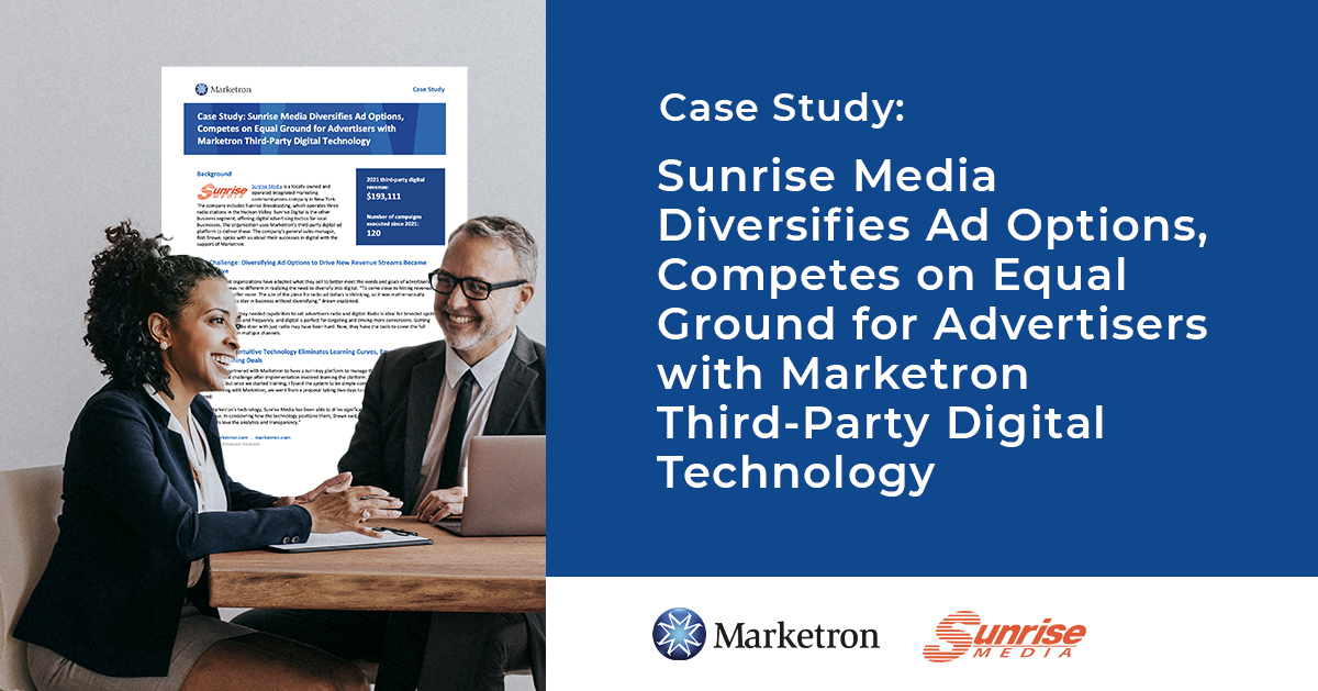 Case Study: Sunrise Media Marketron NXT | Marketron