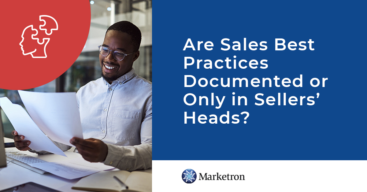 Documenting Sales Best Practices: How and Why | Marketron
