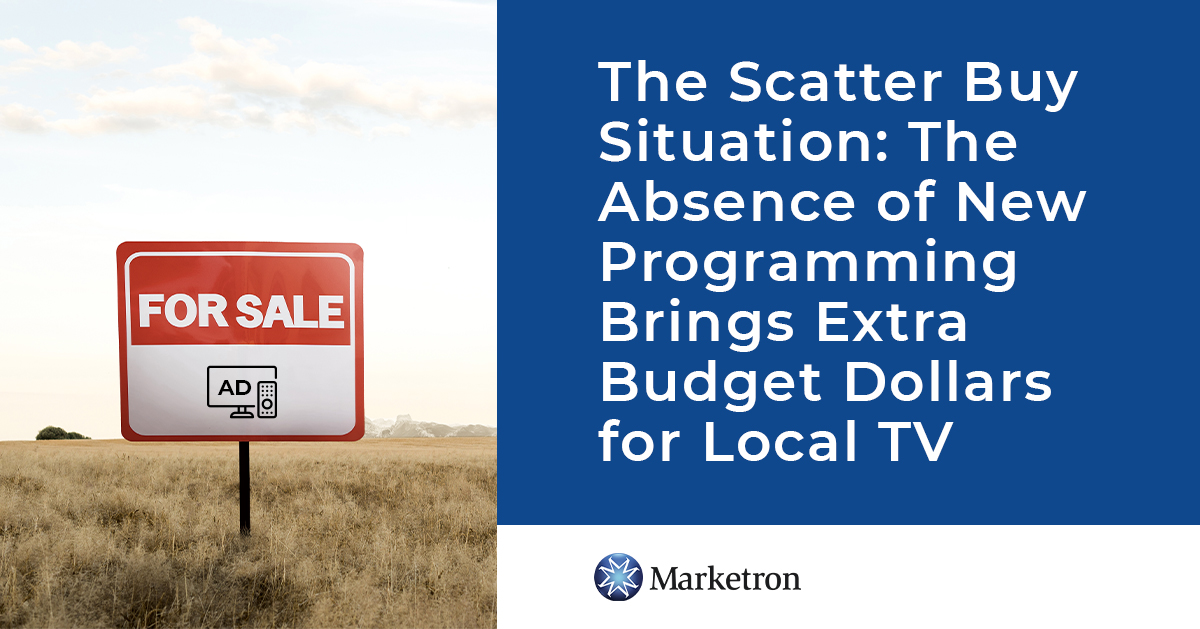 Tips for Local TV Sales for Scatter Buys | Marketron