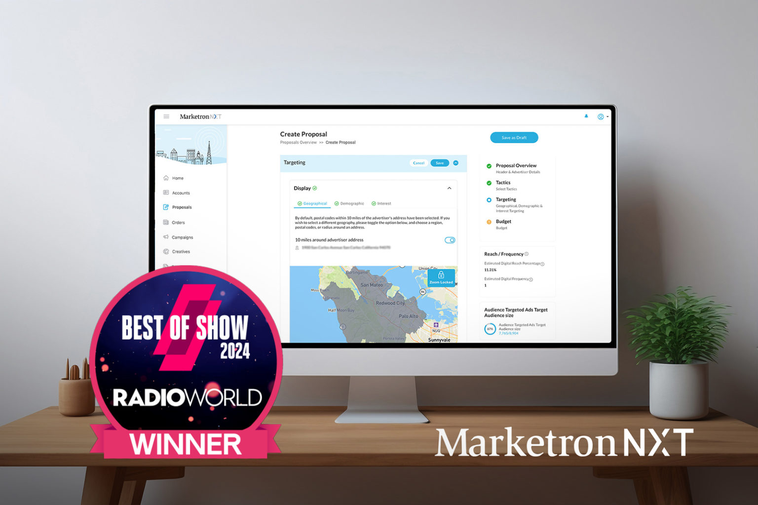 Marketron NXT Best of Show Award at NAB 2024 | Marketron