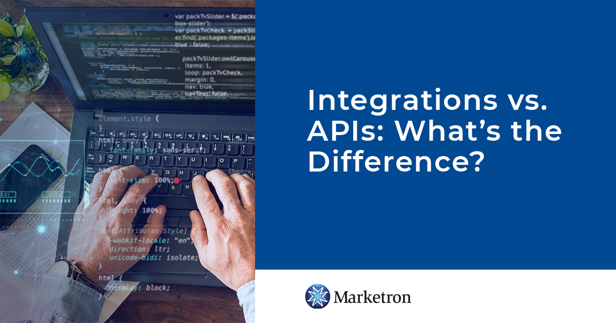 Integrations vs. APIs: What’s the Difference | Marketron