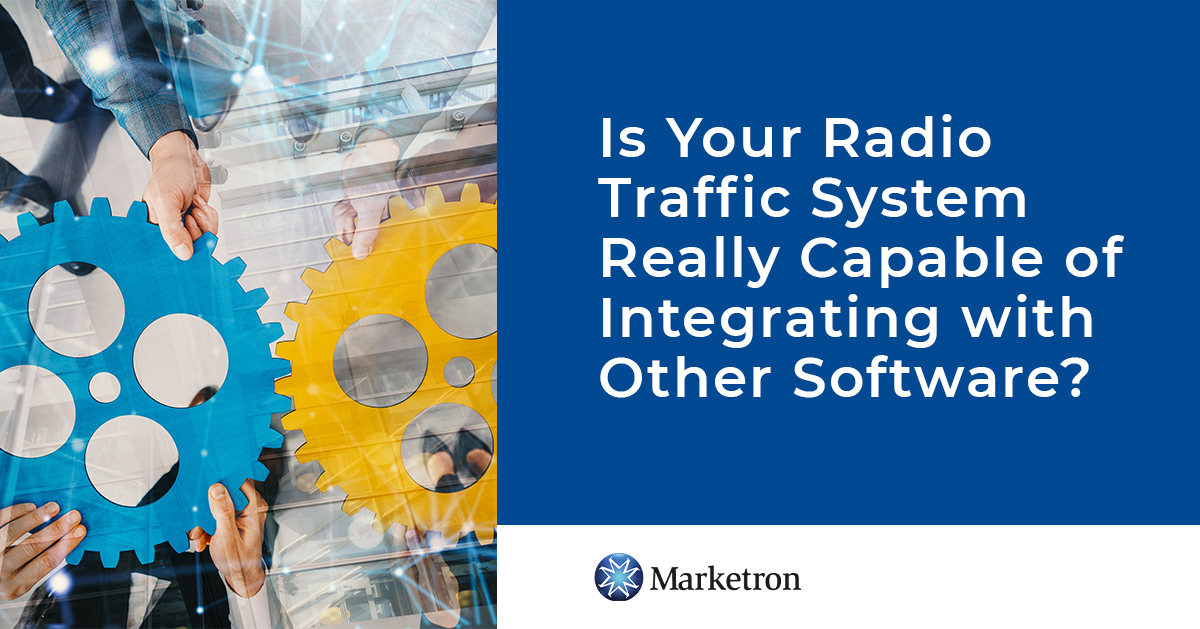 Can Your Radio Traffic System Integrate | Marketron