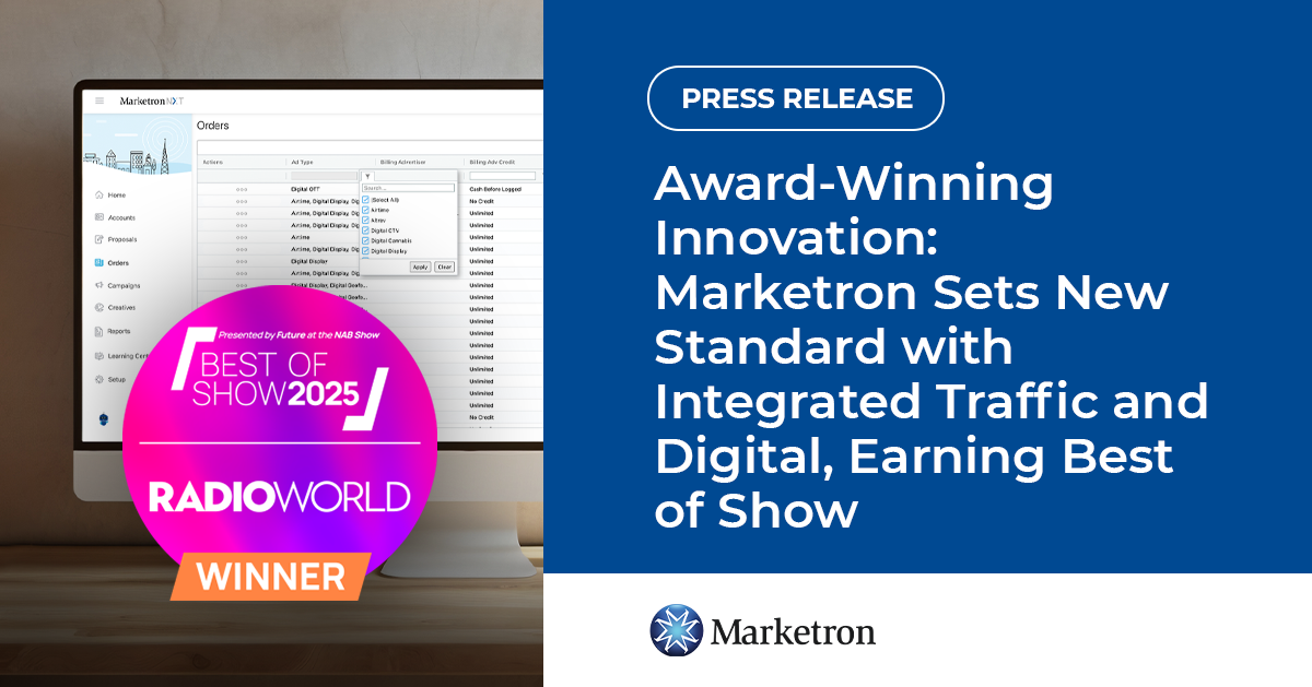 Marketron Wins Future’s Best of Show Award 2025 | Marketron