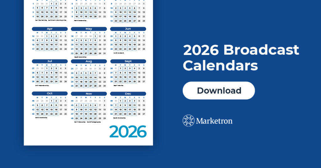 Broadcast Calendars | Marketron